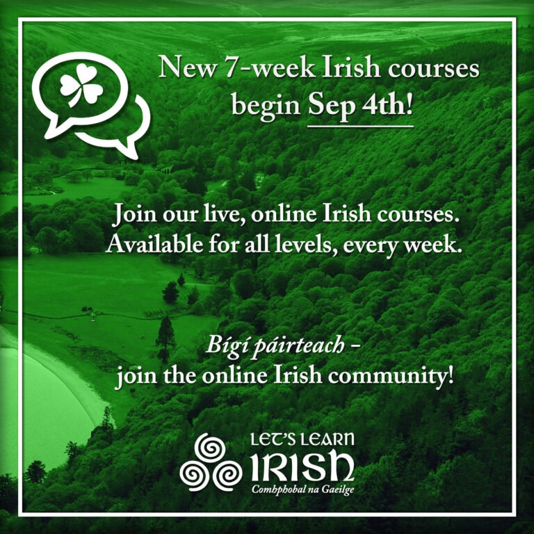 The Seasons in Irish - LetsLearnIrish.com