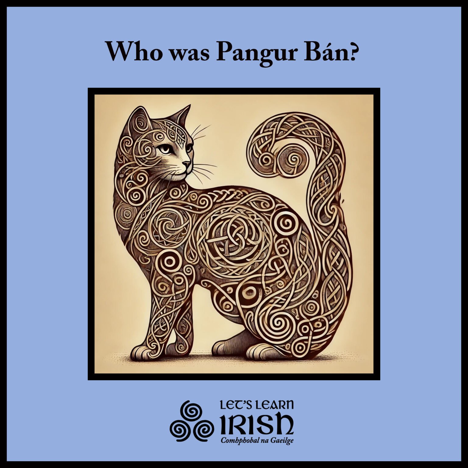 Who was Pangur Bán? - LetsLearnIrish.com