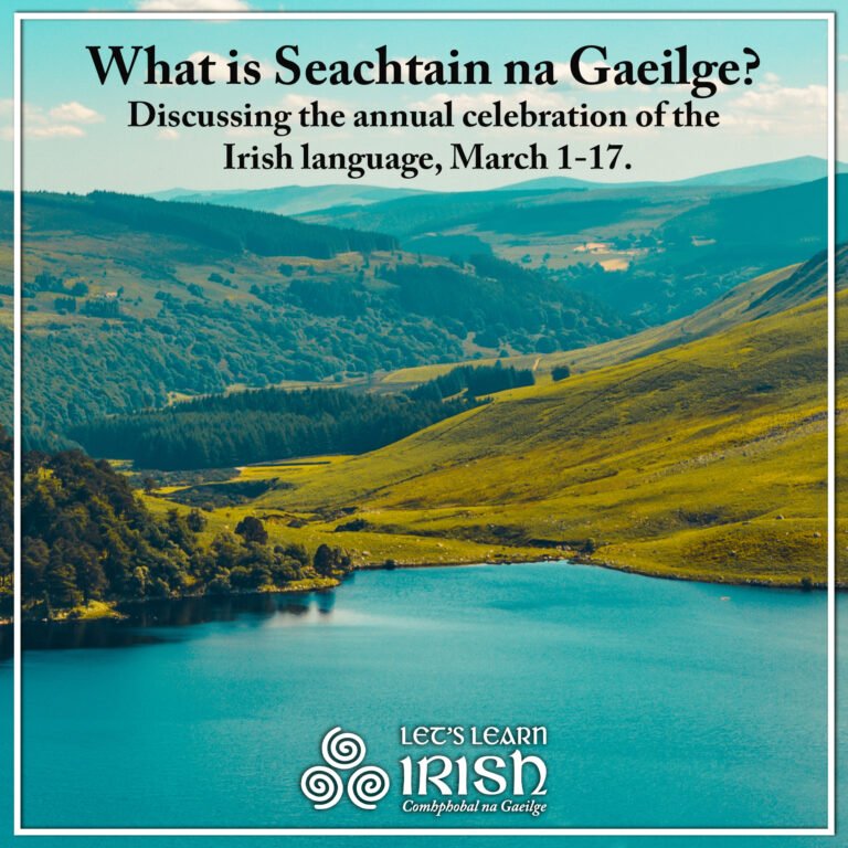 The Days of the Week in Irish - LetsLearnIrish.com